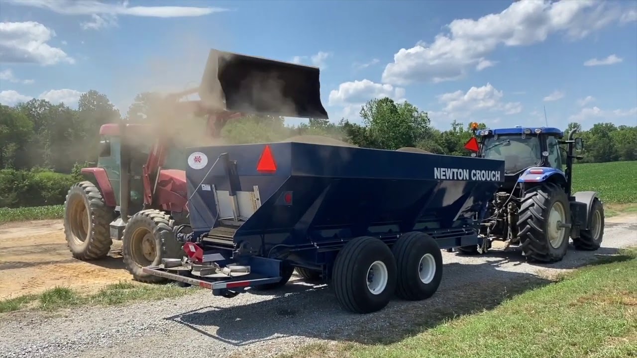 Sludge Pellets and Spreader - YouTube