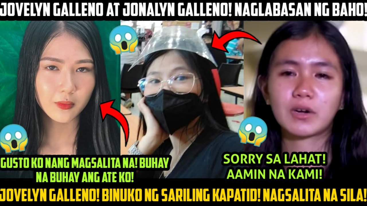 JOVELYN GALLENO IBINUKO NI JONALYN GALLENO! NAGKABUKINGAN SA MEDIA! MGA BAHO NAGSILABASAN ...