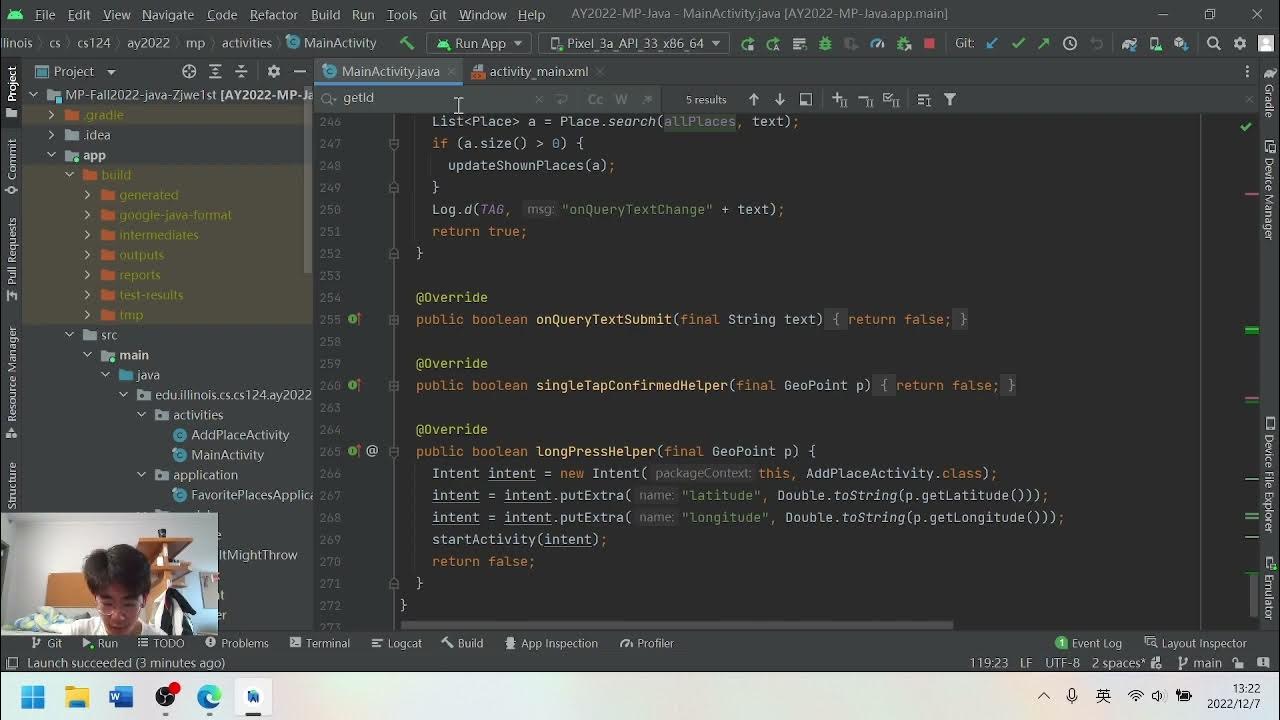 UIUC CS124 MP3 Jie Zhang - YouTube