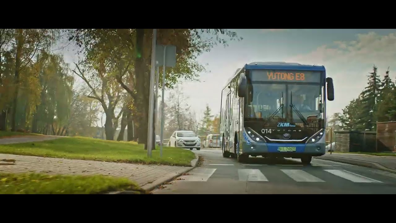 Autobus Yutong E8 we flocie ZKM Iława - YouTube