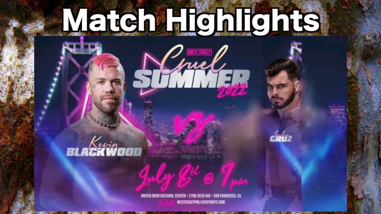Kevin Blackwood vs Jordan Cruz at West Coast Pro Wrestling - Match ...