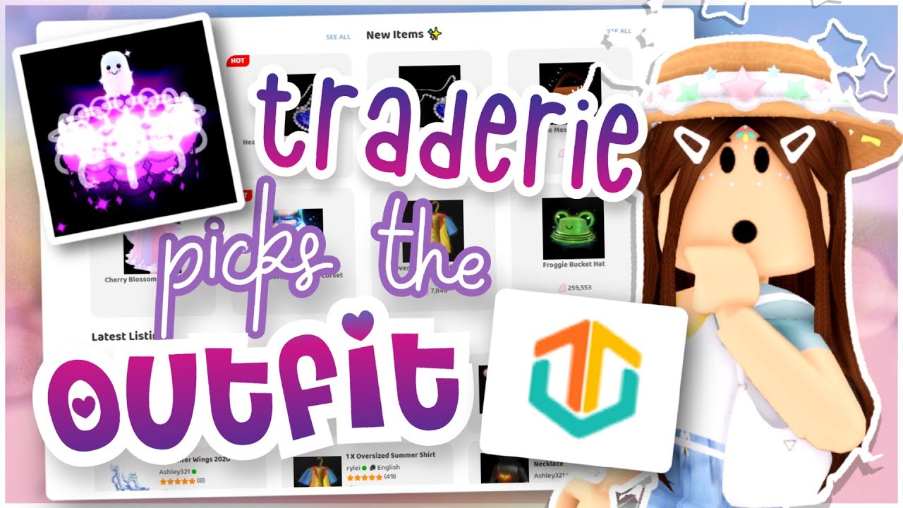 I let TRADERIE pick my OUTFIT! | Royale High Outfit Challenge! - YouTube