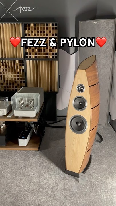 PYLON Reference Speakers 🔥 FEZZ Tube Amplifiers ⚙️ Audiophile HiEnd Stereo HiFi System #hiend # ...