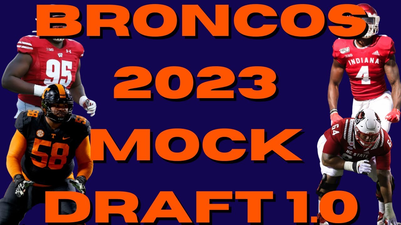 2023 DENVER BRONCOS MOCK DRAFT 1.0 | The Sports Brief Podcast - YouTube