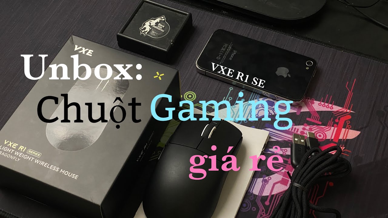 Unbox: Chuột gaming giá rẻ “ VXE R1 SE “ - YouTube