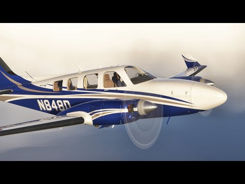 REAL Airline Pilot | Flying into Cagliari During a Massive VATSIM Event | Beechcraft Baron IFR