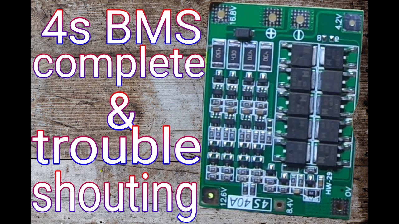 4s Bms Battery pac - YouTube
