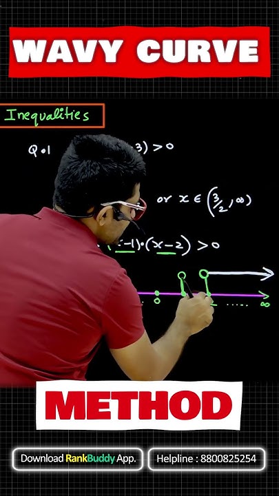 Wavy Curve Method #maths #inequality - YouTube