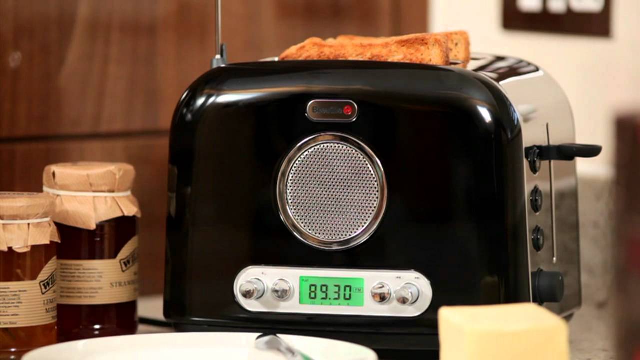 BuyCleverStuff - Kitchen Radio Toaster by Breville - YouTube