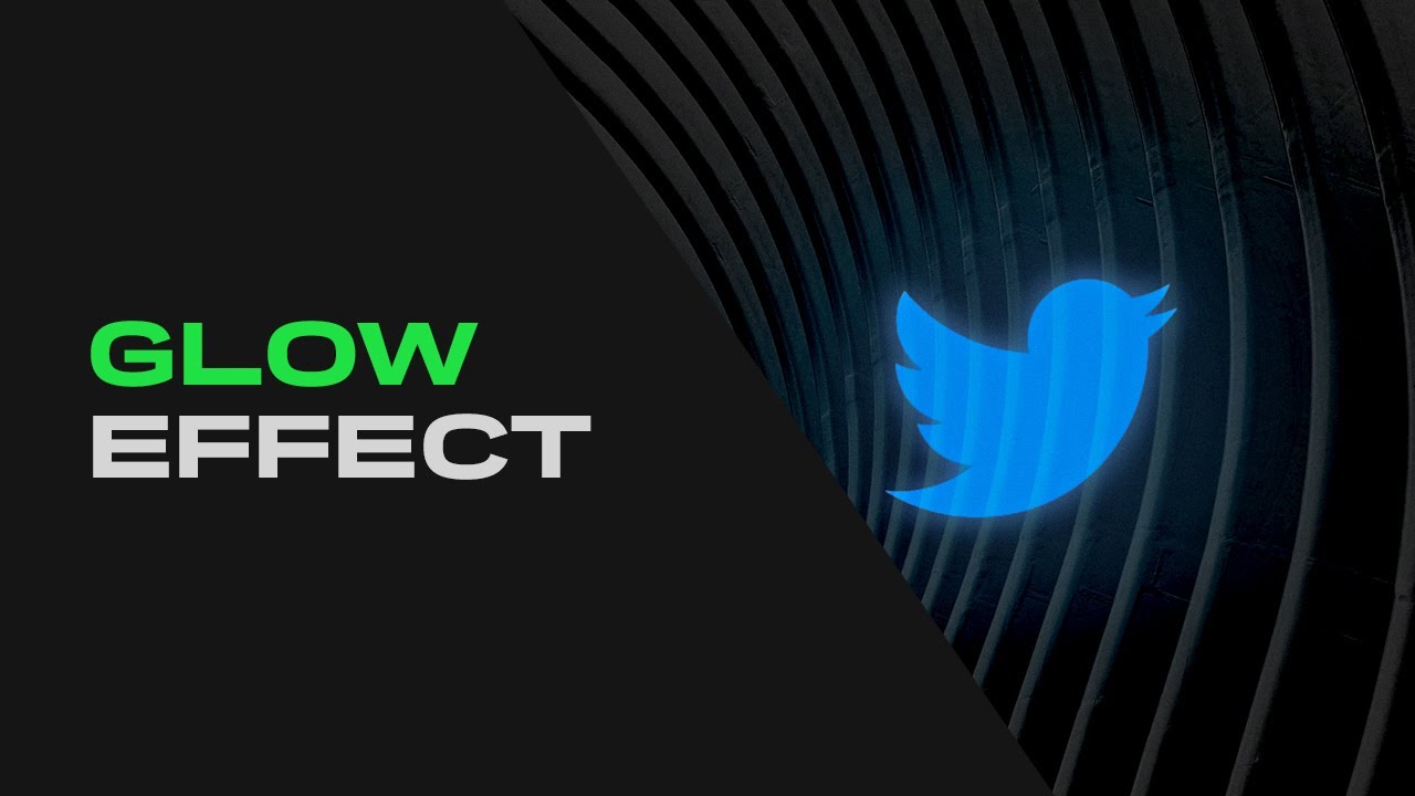 How to create a glow effect with gaussian blur - YouTube