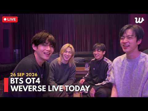 🔴 [MULTI SUB] BTS TAEHYUNG, JUNGKOOK, JIN & JIMIN FULL Weverse Live TODAY (Sep 26, 2026) 💜