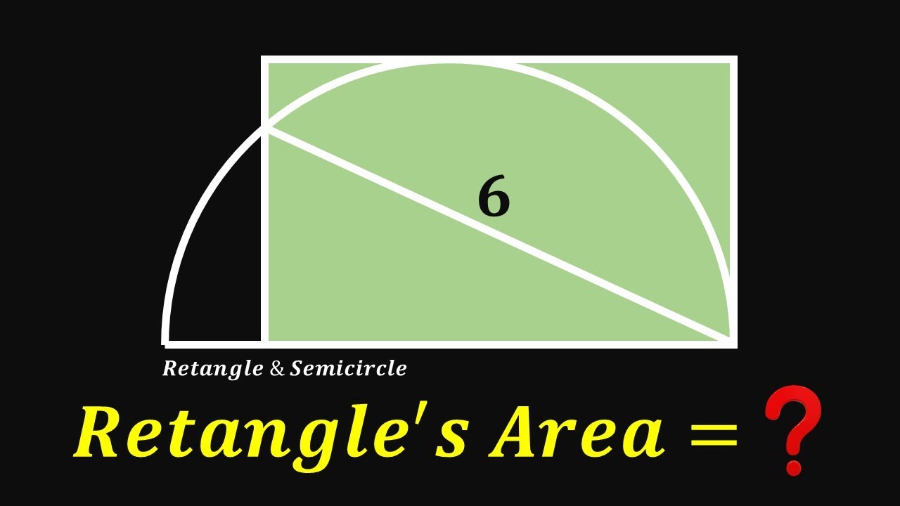 Viral geometry puzzle: Find the green area #maths #math - YouTube