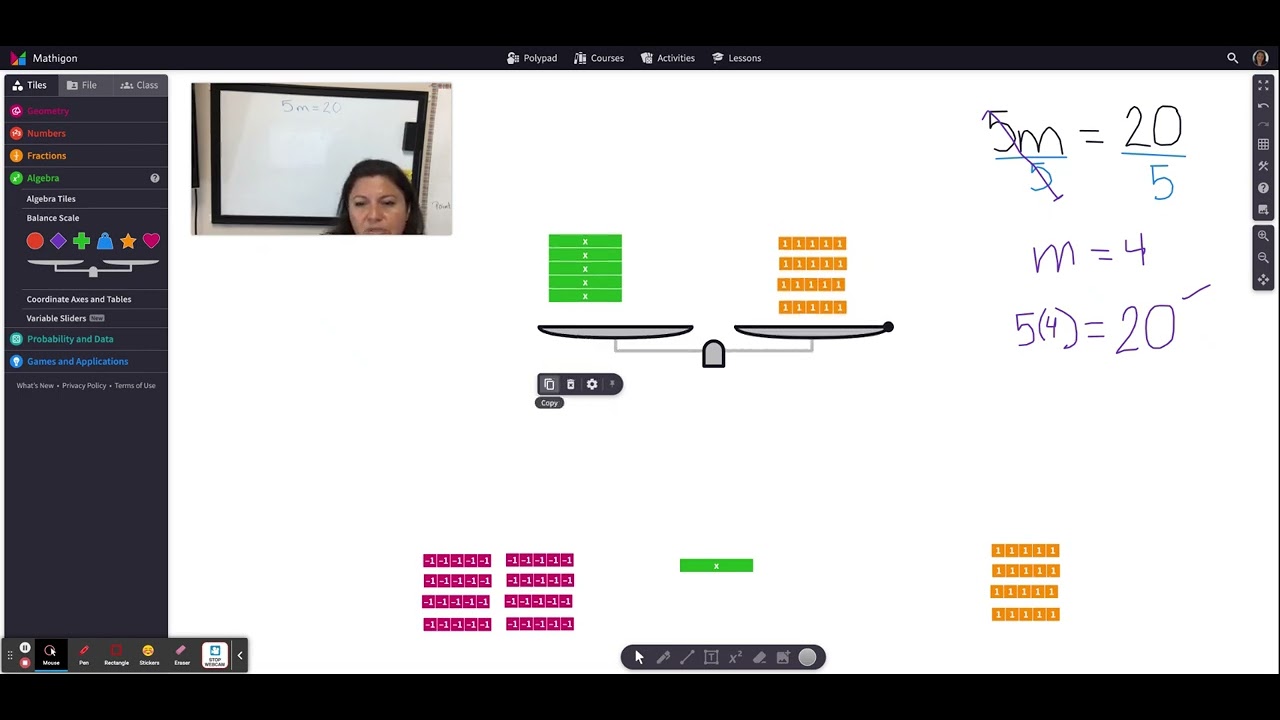 Solving one step equations CRA (multiplication/division) 5 - YouTube