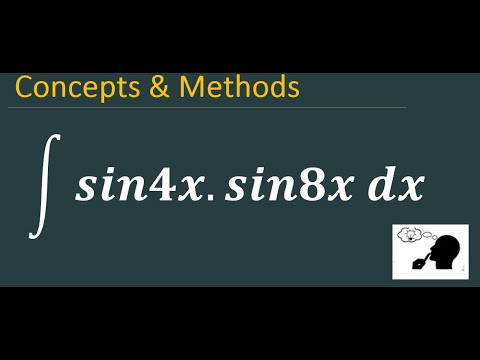 integrate sin4xsin8x dx || sin4xsin8x integration || `int sin 4x sin 8x dx ` - YouTube