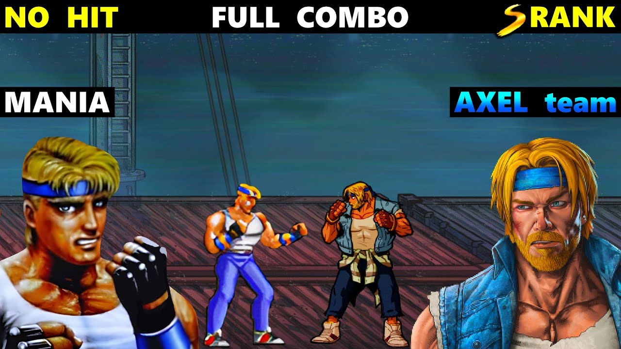 Stage 3 Full Combo Mania Axel & Axel SoR1 2 Players - Streets of Rage 4 ...
