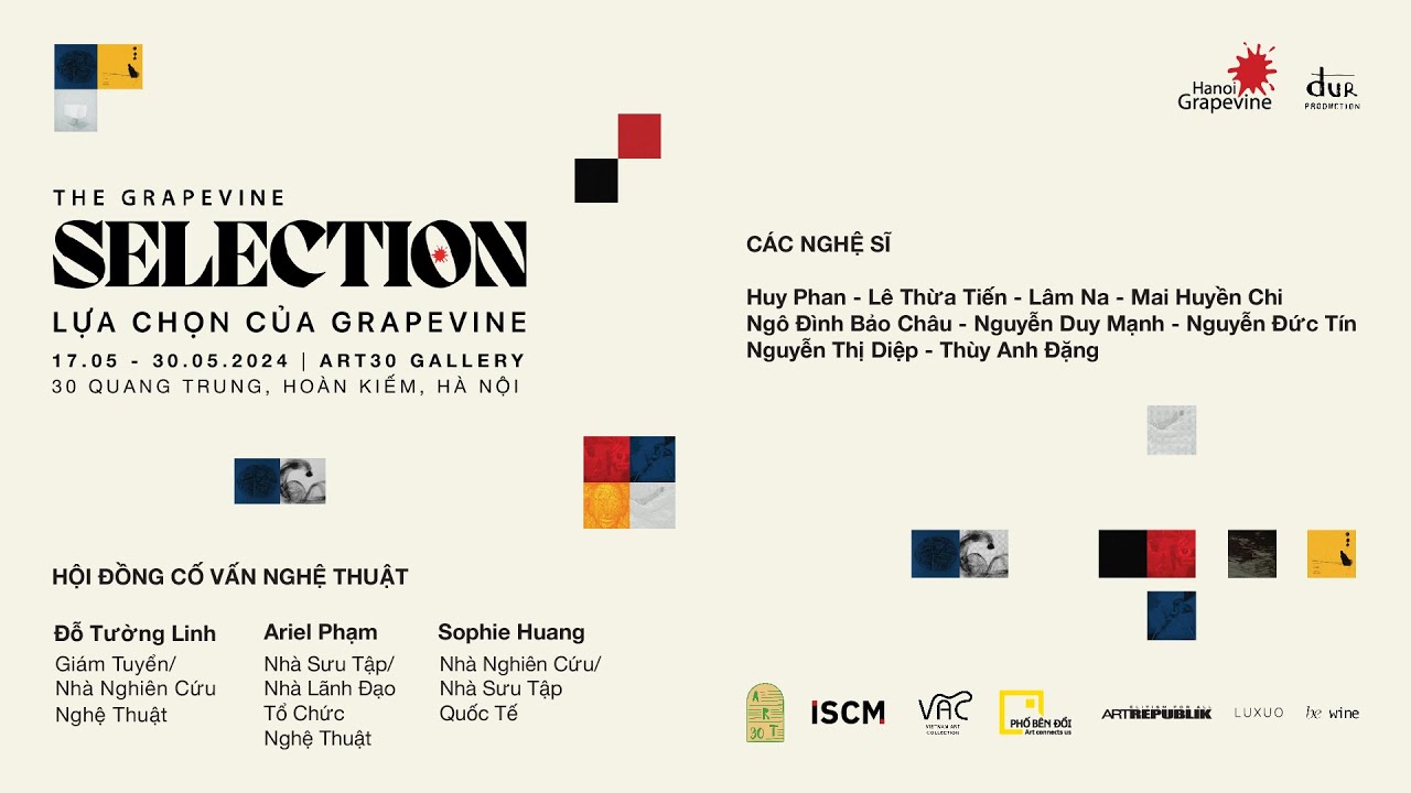 The Grapevine Selection 2024 tại Hà Nội (Art30 Gallery) - YouTube