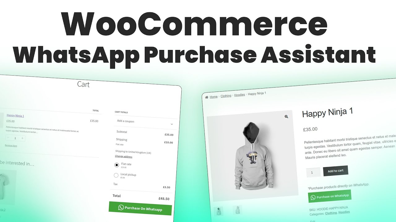 WooCommerce WhatsApp Purchase Assistant Plugin - An Overview - YouTube