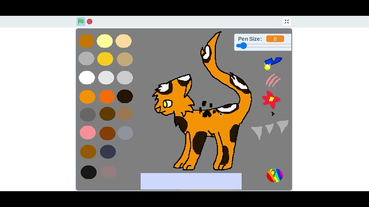 Create a Warrior Cat on Scratch! - YouTube