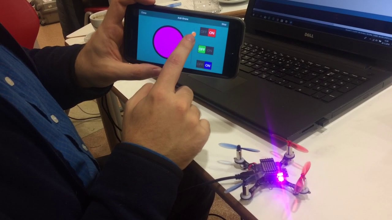 ESPcopter: RemoteXY Example - YouTube