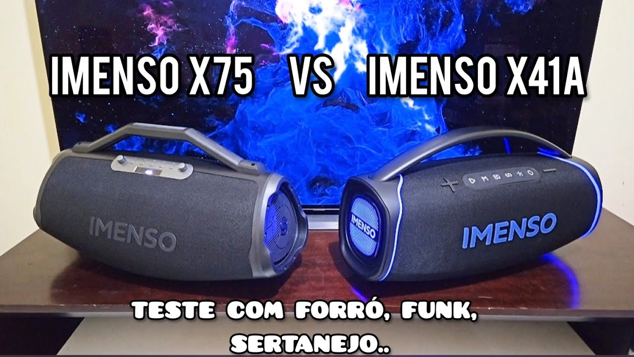NOVA BOOMBOX IMENSO X41A VS X75 - YouTube