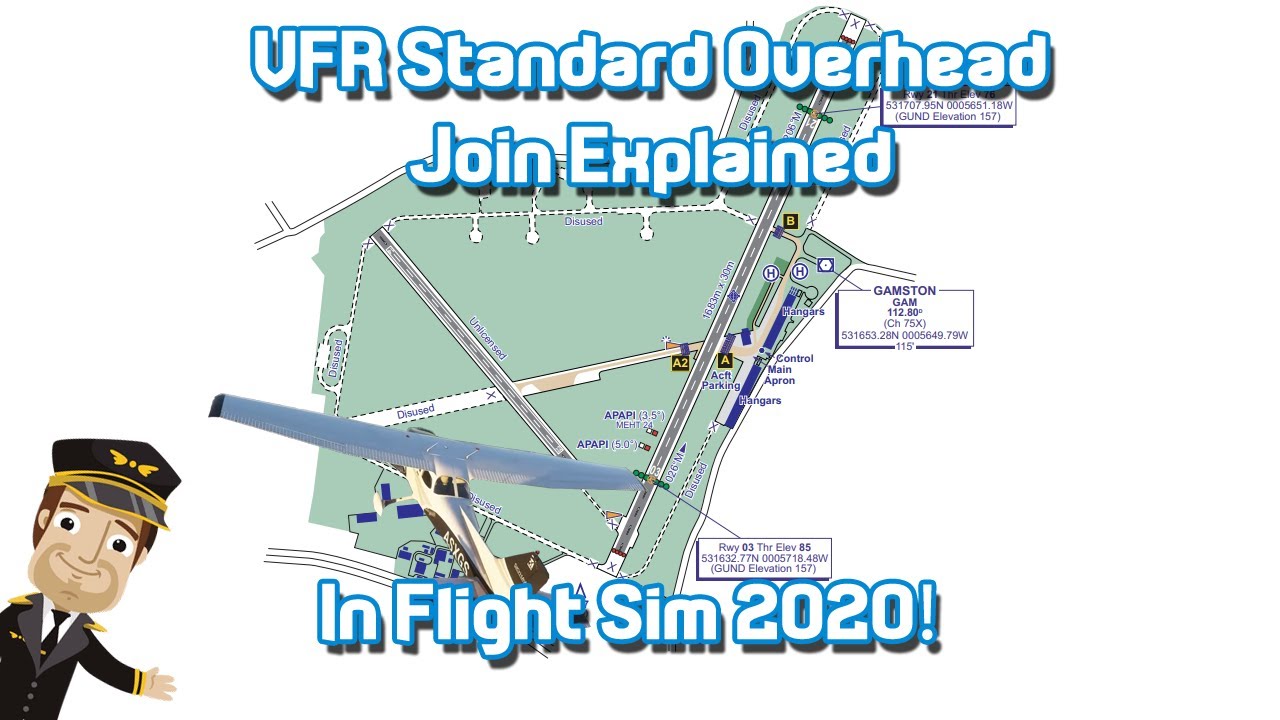 Airline Captain Explains VFR Standard Overhead Joins in FS2020! - YouTube