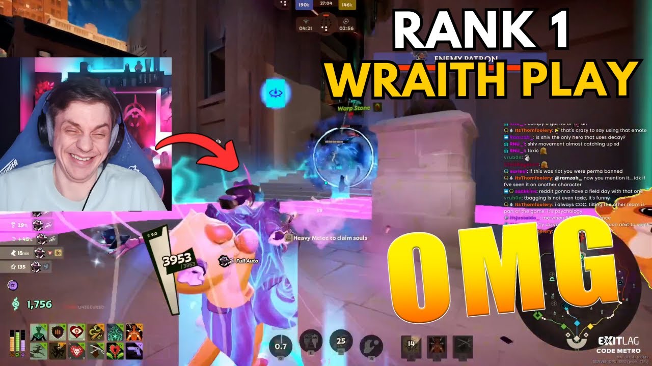 Wraith Late Game Is Crazy - Deadlock Highlights Ep 408 - YouTube