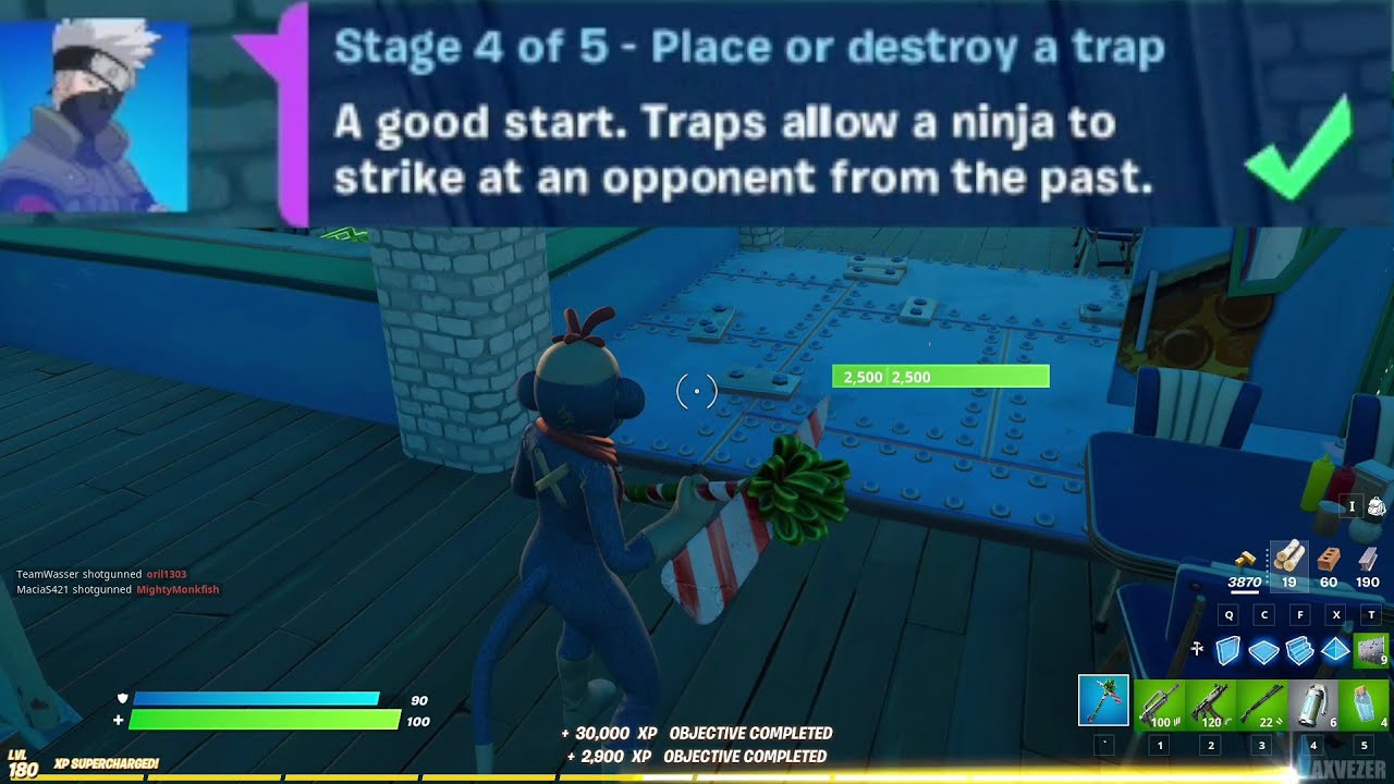 Place or Destroy a trap - Fortnite - YouTube
