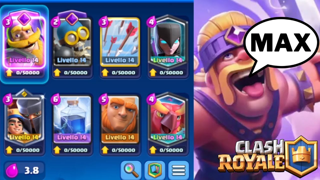 FULL MAXO IL MIO DECK - CLASH ROYALE ITA - YouTube