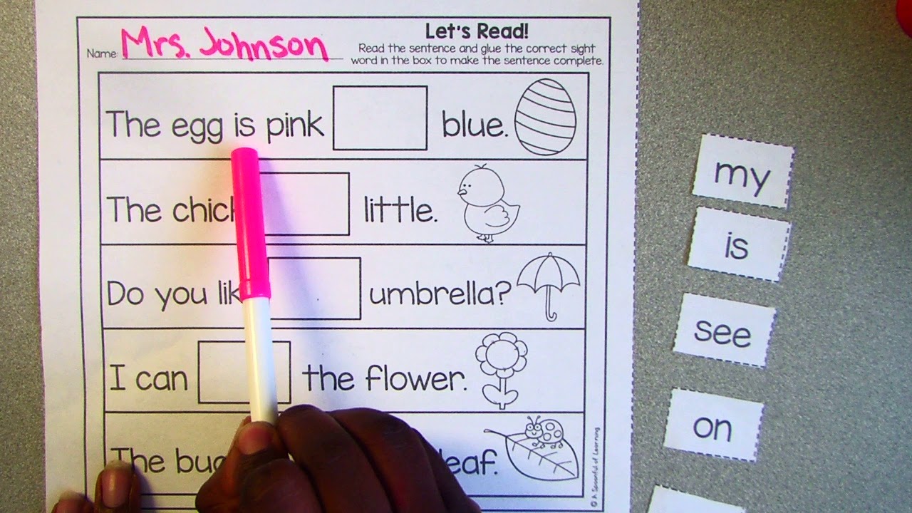 ELAR Packet 4 Lets Read - YouTube