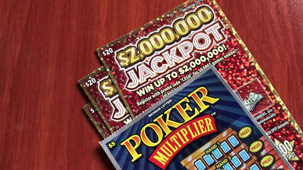 New $5 Poker Multiplier - Michigan Lottery - 8/7/18 - YouTube