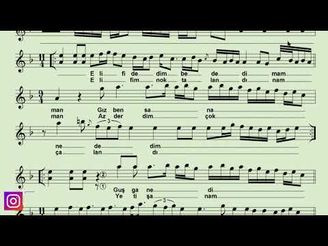 ELİF DEDİM BE DEDİM SOLFEJ