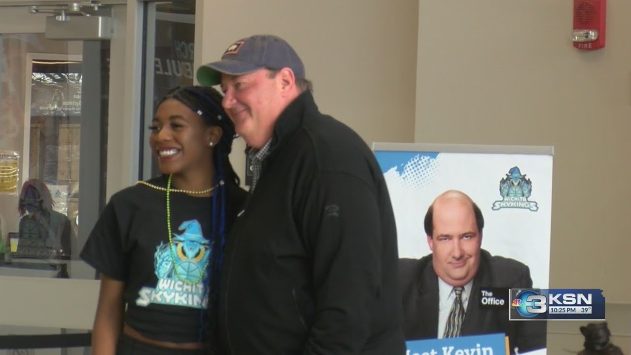 Actor Brian Baumgartner sat courtside as Wichita Sky Kings made their ...