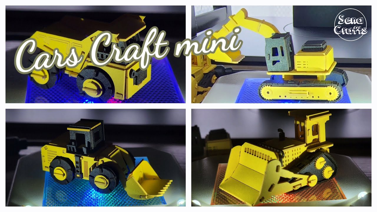 DIY Miniature Kit Cars craft mini ミニチュアカーズクラフトミニ미니어처 종이크래프트 카 크레프트 미니 ...