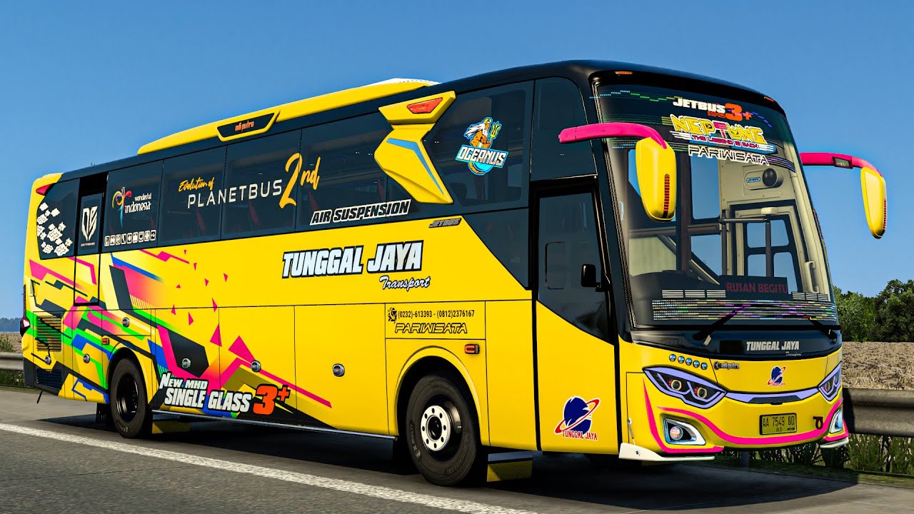 FULL TELOLET DAV‼️- Tunggal Jaya "Neptune" Trip to Pantai Purin | ETS 2 ...