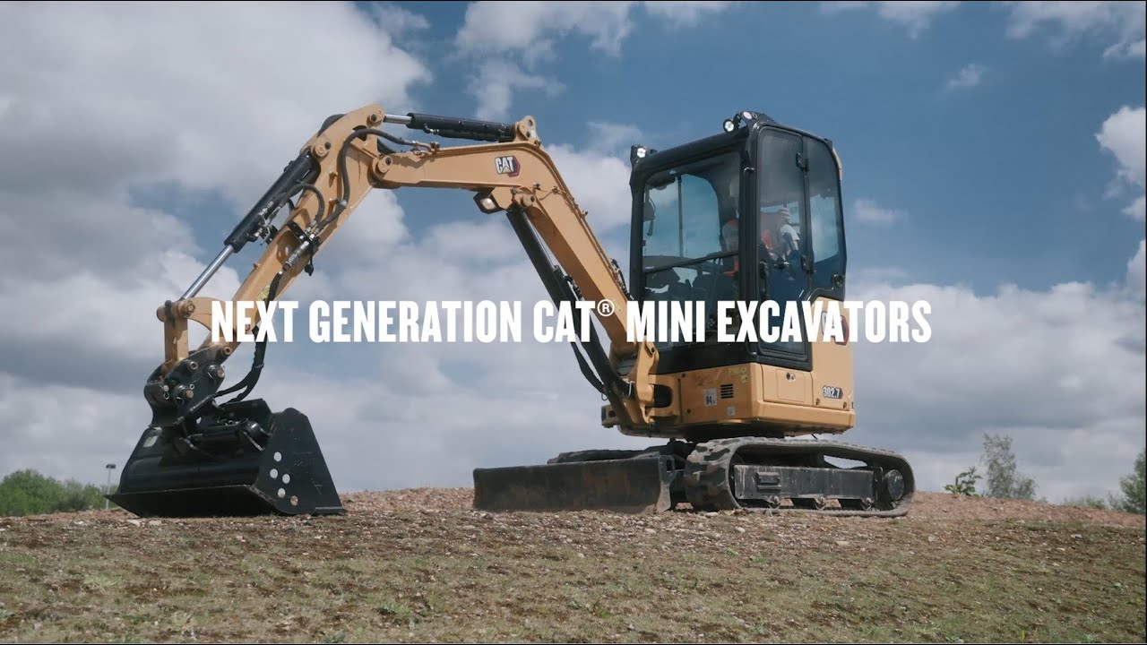 Next Generation of Cat® Mini Excavators: Work to be proud of. - YouTube
