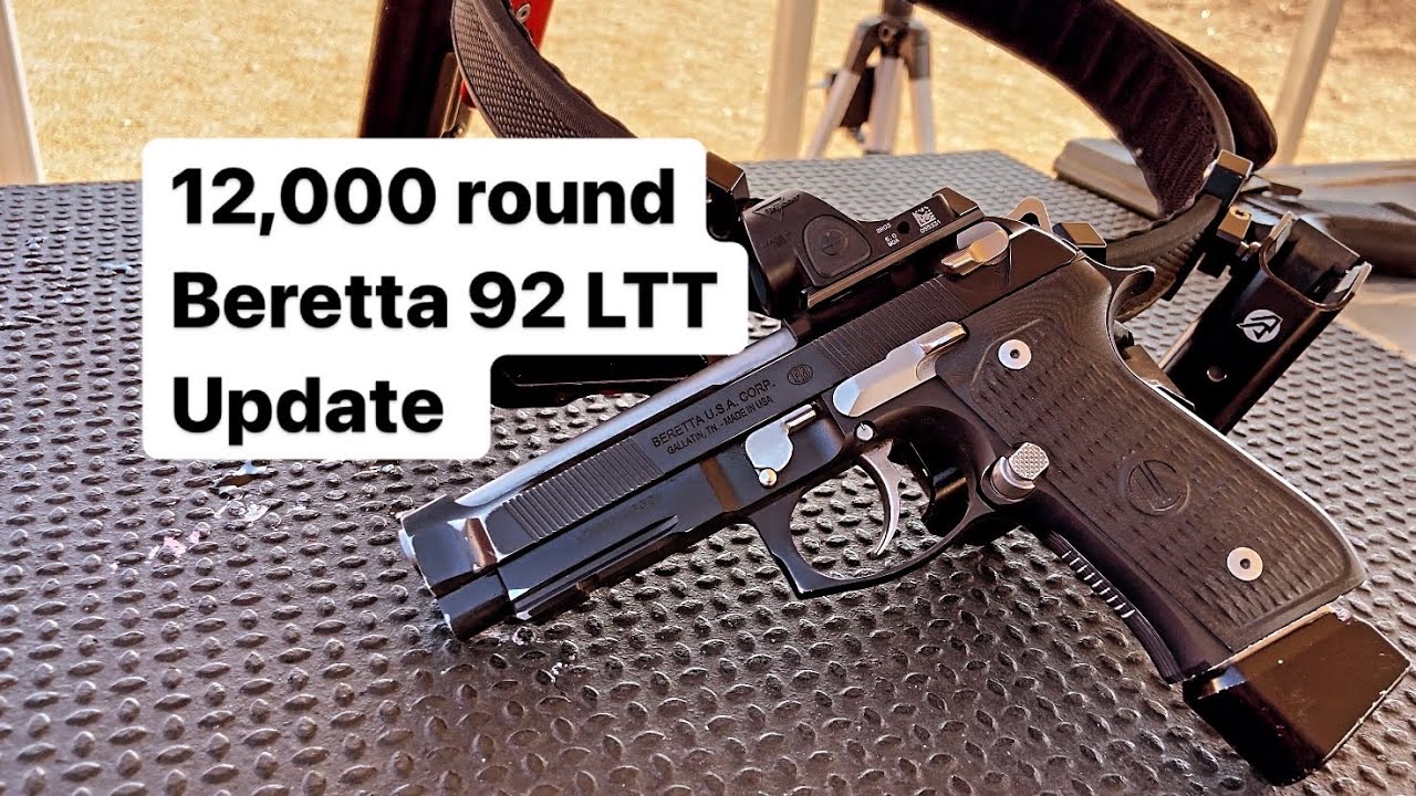 12,000 round Beretta 92 LTT Update! - YouTube
