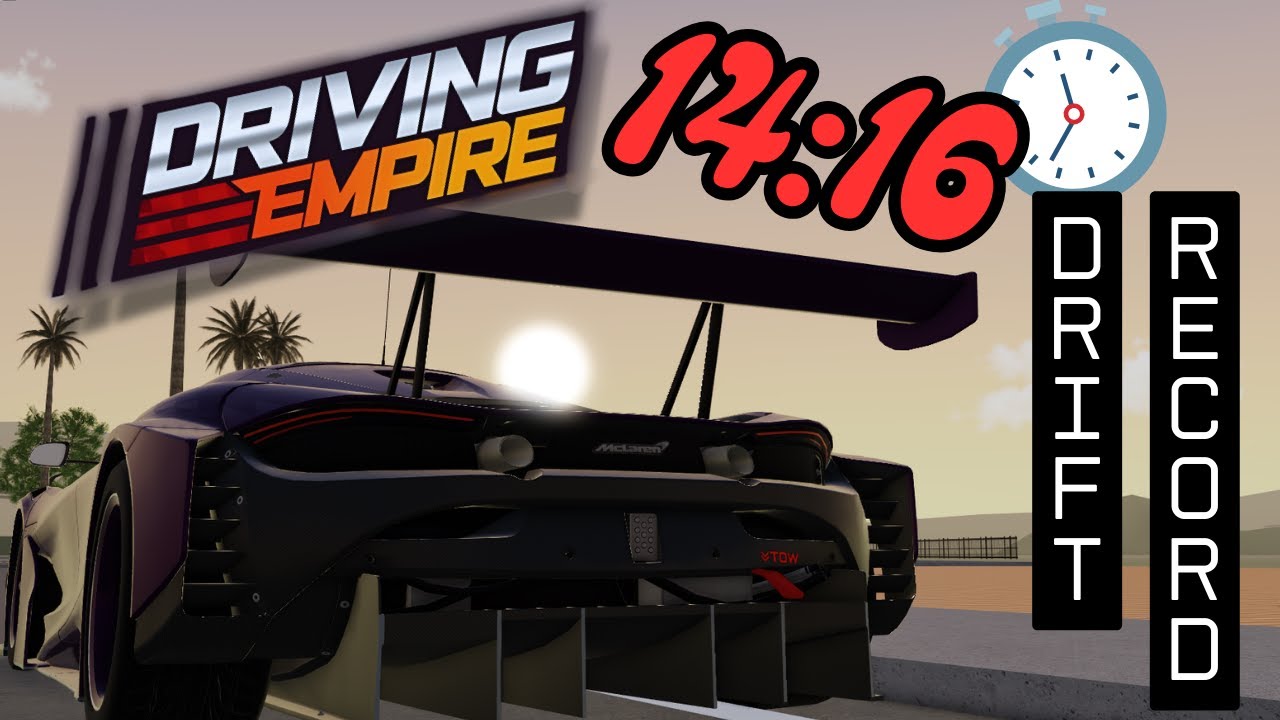 *CURRENT WORLD RECORD* 14:16 Seconds of DRIFTING FREESTYLE In DRIVING EMPIRE - YouTube
