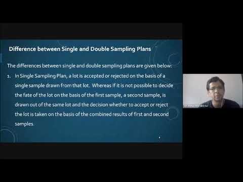 Comparison between Single and Double Sampling Plan - YouTube