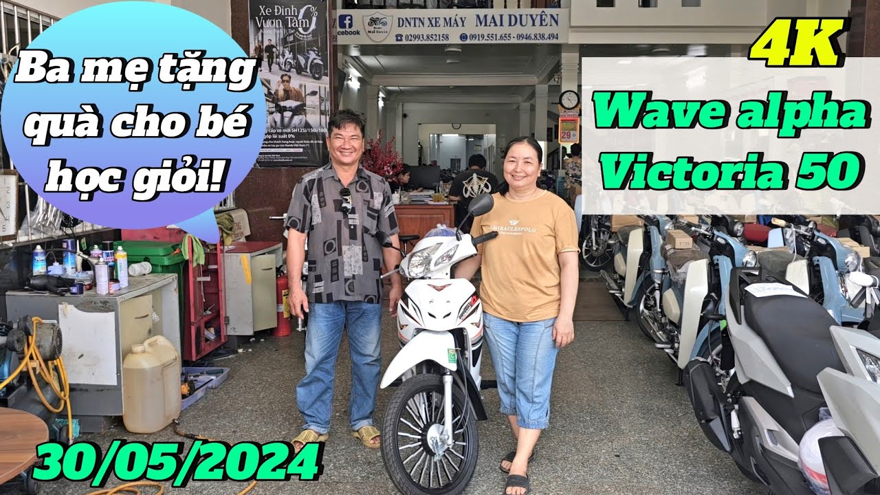 Báo giá Wave alpha 50cc Victoria về Vĩnh Long ngày 30/05/24 CH Mai Duyên. Khải Phạm #xe50cc ...