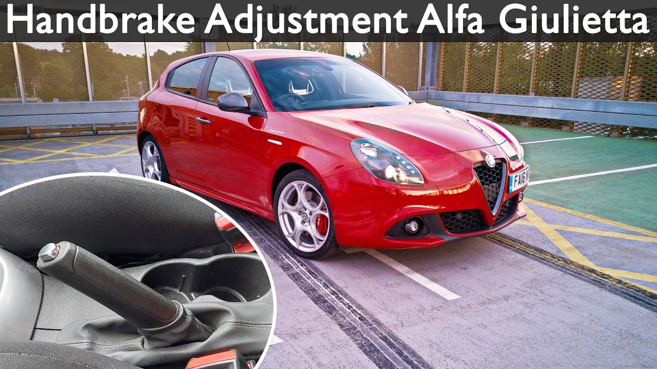 Alfa Romeo Giulietta How to Adjust Handbrake - YouTube