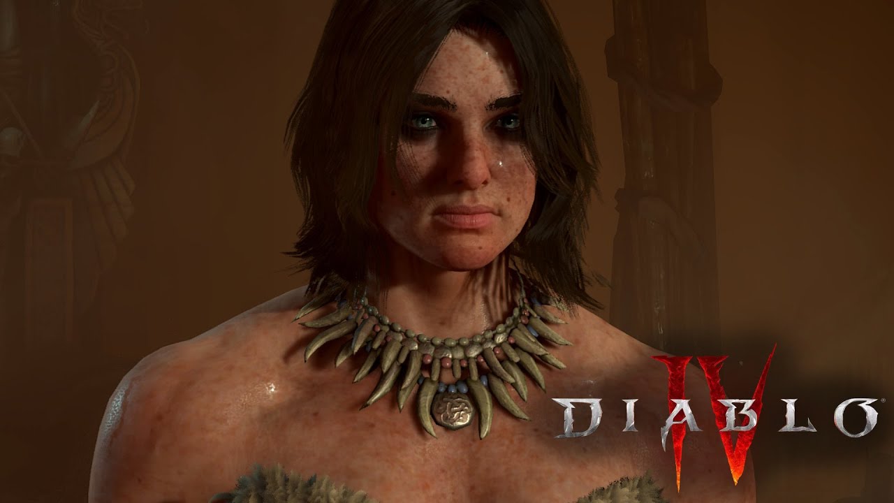 Diablo IV female barbarian character creation (Open Beta Early Access ...