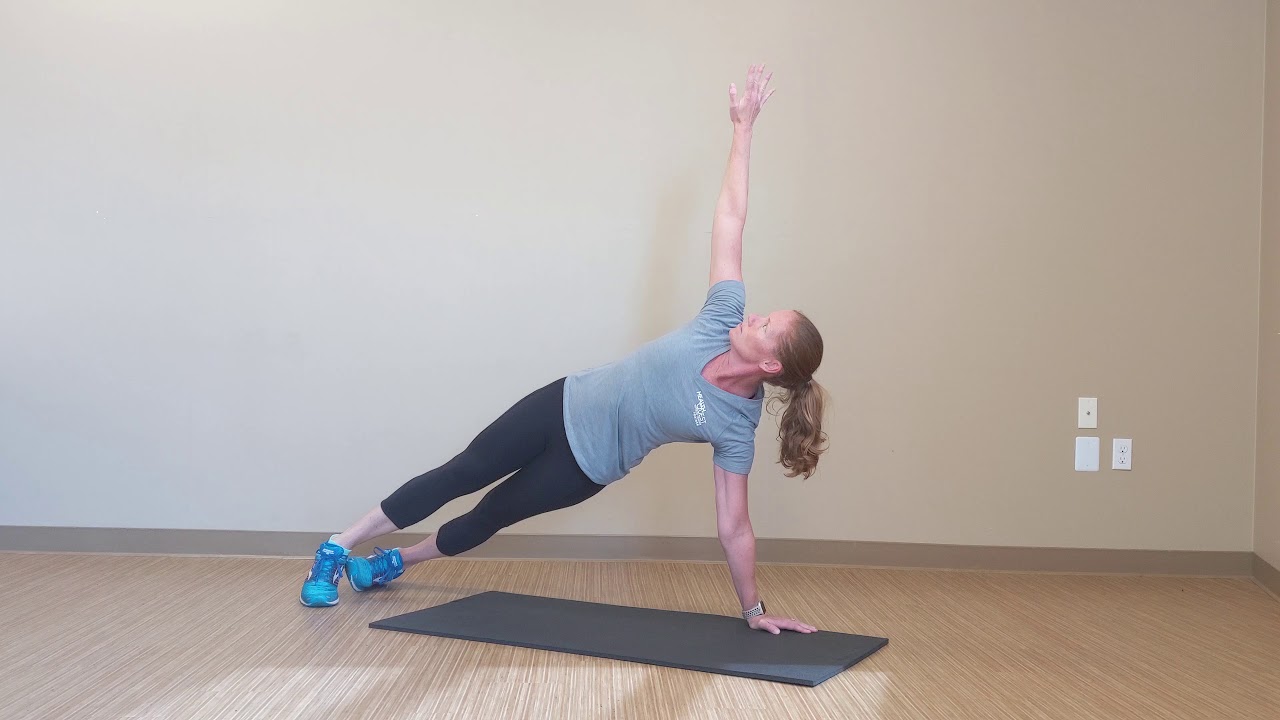 High Plank with Rotation - YouTube