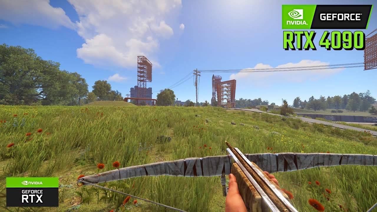 RUST : Max Settings @4k (7800x3d + RTX 4090) - YouTube