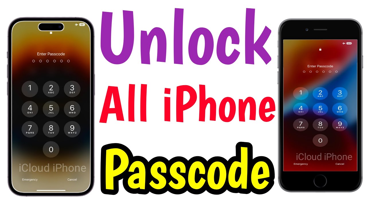 Unlock Forget Passcode Old & New Models iPhone | Unlock iPhone IF ...