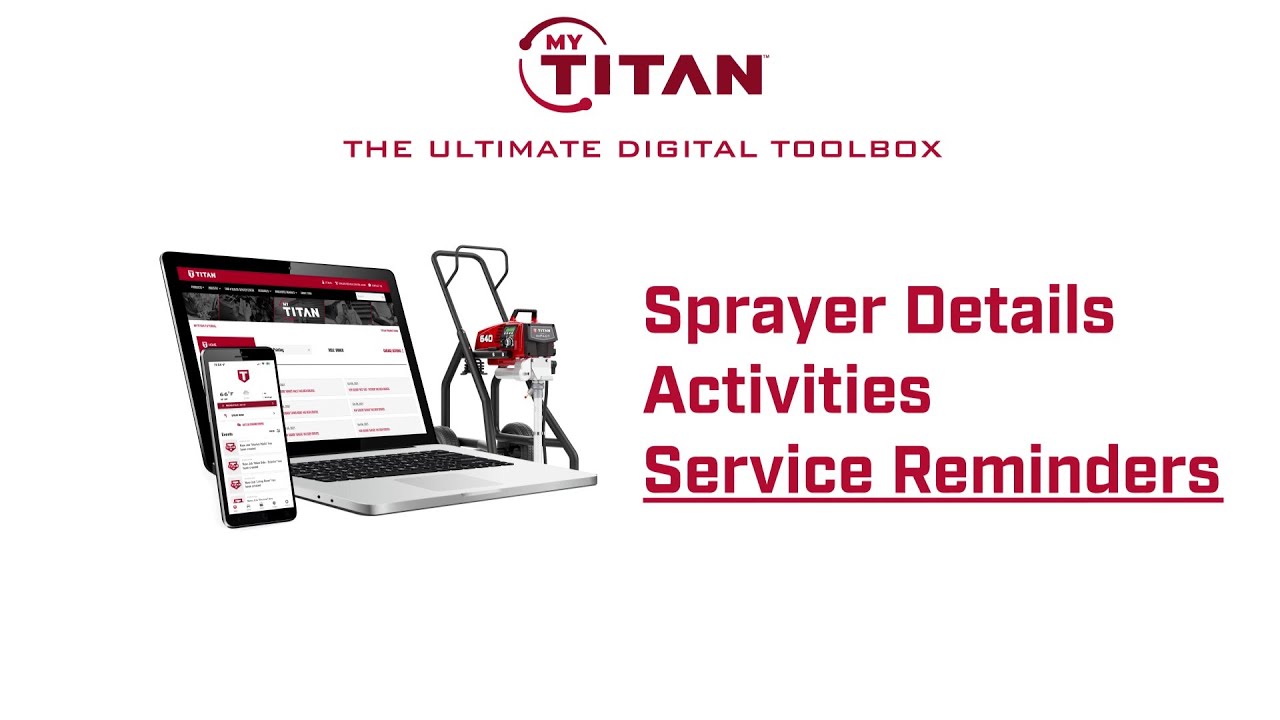 MyTitan App How-To: Sprayer Details Activities And Service Reminders - YouTube