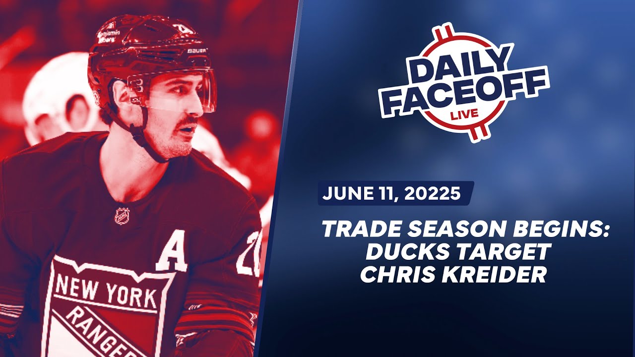 Trade Season Begins: Ducks Target Chris Kreider | Daily Faceoff LIVE w ...