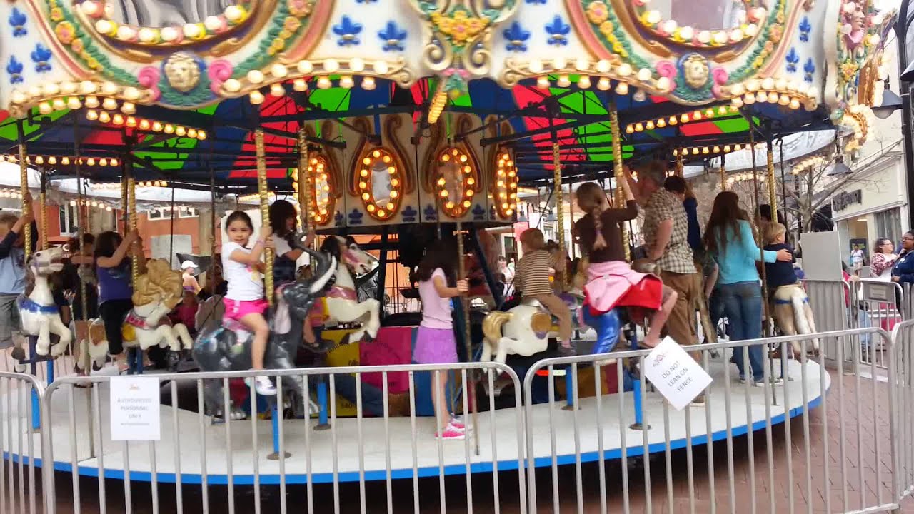 carousel at the downtown mall - YouTube
