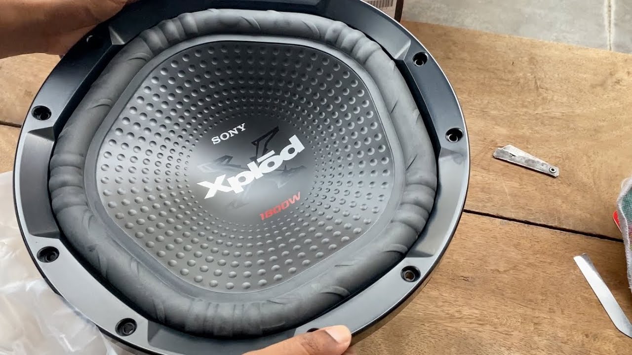 🔊 SONY SUBWOOFER UNBOXING 2024 | SONY 12 inch Car Subwoofer XS-NW12002 ...