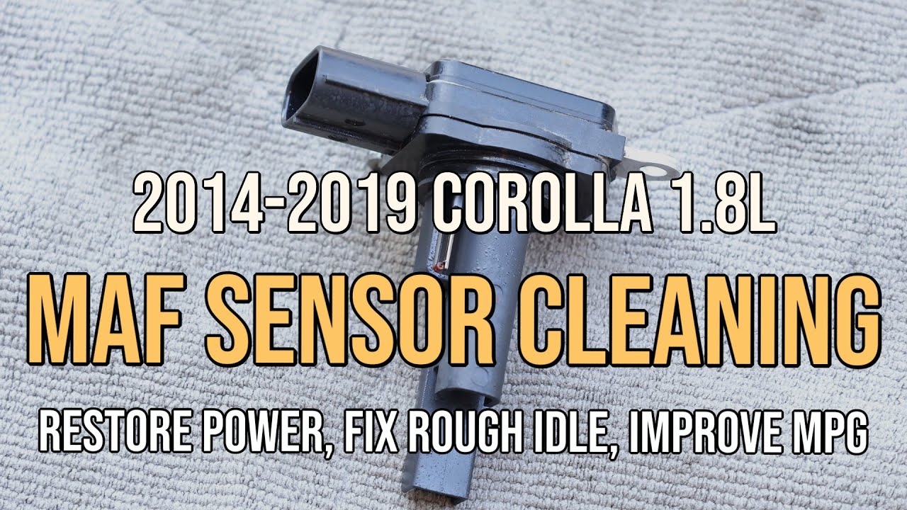MAF Sensor Cleaning - Toyota Corolla 1.8L, 2014, 2015, 2016, 2017, 2018 ...