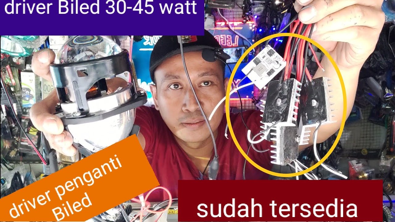 driver Biled, driver LED 30-55 Watt sinar otomotif - YouTube